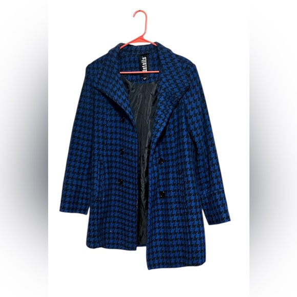 Details INTL | Jackets & Coats | Houndstooth Details Intl Womens Pea ...